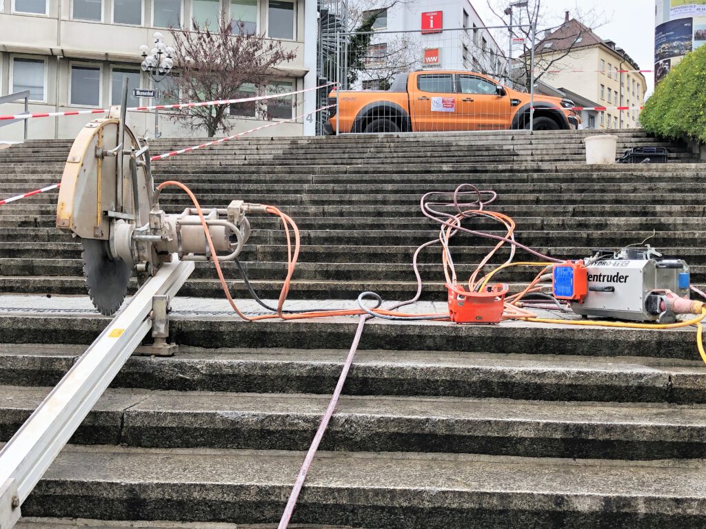 Treppenschnitt in Pforzheim - Bau Haag